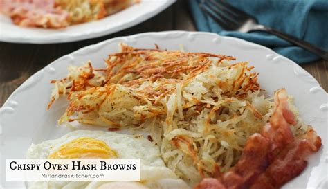 Crispy Oven Hash Browns Mirlandras Kitchen