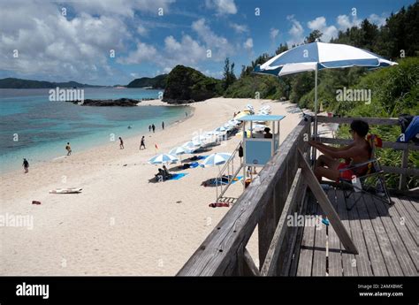 View Of Furuzamami Beach On Zamami Island Kerama Archipelago Okinawa