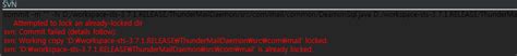 Svn Attempted To Lock An Already Locked Dir 오류 해결하기 네이버 블로그