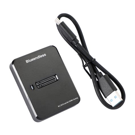 Dual Protocol Satanvme M2 Ssd Case Usb 31 Gehäuse Adapter Docking S