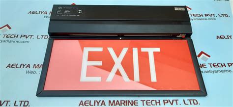 Pne Emergency Exit Sign Board Tex108 Aeliya Marine Tech®