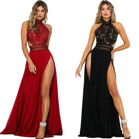 Womens Diamond Sexy Sheer Mesh Lace Dress Long Sleeve Maxi Dresses Transparent Dexy Clubwear