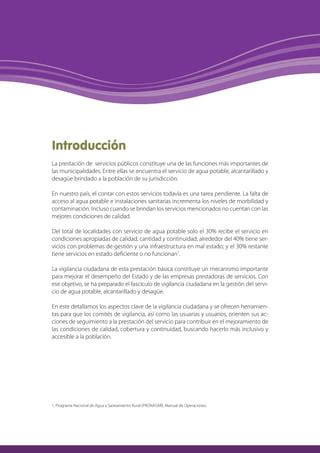 Fasciculo 3 Vigilando El Servicio Público De Agua Potable