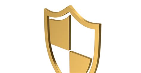 Symbol Shield Gold 3d Envato Elements