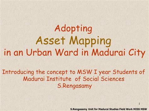 Introduction To Community Asset Mapping Ppt Non Profit