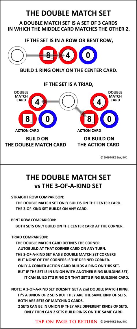 The Double Match Set