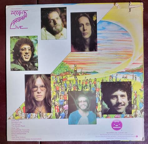Todd Rundgren S Utopia Another Live 1975 Vintage Prog Art Rock Vinyl