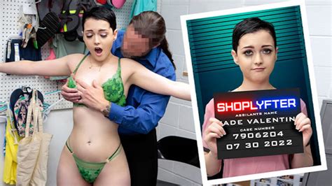 Shoplyfter Religious Babe Jade Valentine Gets Serious Disciplinary Actions For Stealing A