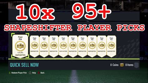 10x 95 Shapeshifter Player Picks YouTube