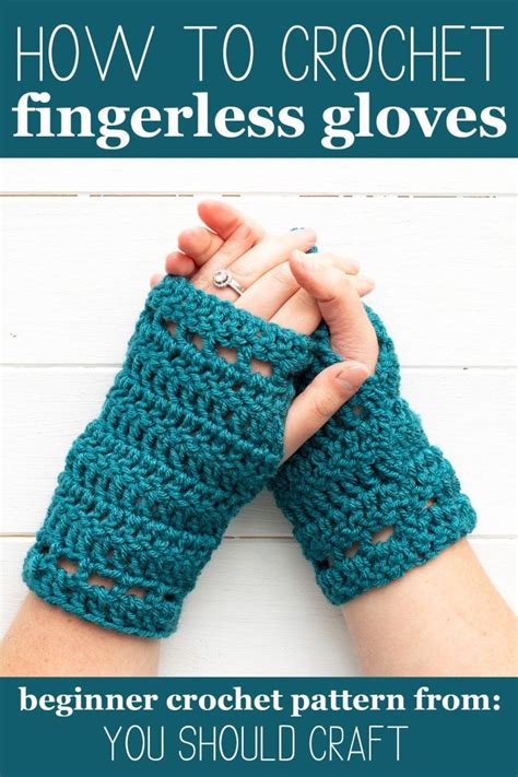 Easy Fingerless Gloves Free Crochet Pattern And Video Artofit