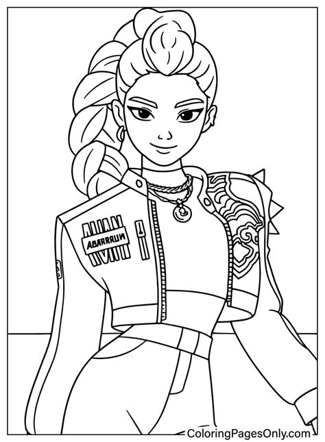 30 Kpop Demon Hunters Coloring Pages Free Printable Pdf And Online