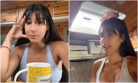 TikTok influencer contó cómo fan se metió sin permiso a su camper la
