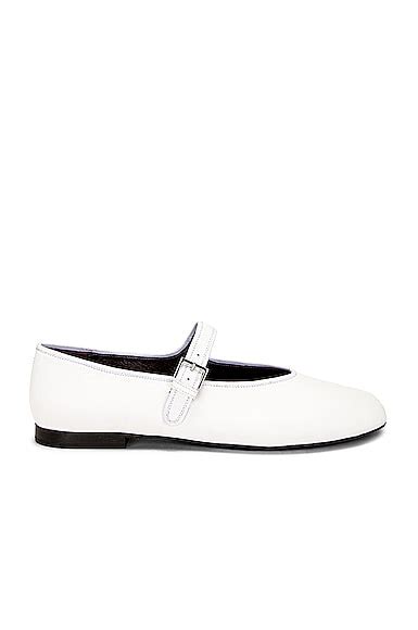 The Row Boheme Mj Flat In Optic White Fwrd