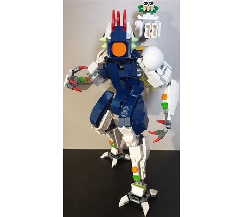 Lego Moc Corrupted Robot By Re Creator Rebrickable Build With Lego