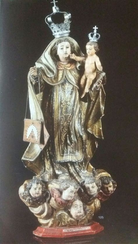 TALHA ESCULTURA JÚLIO LEAL Rara e invulgar Nossa Senhora do Carmo