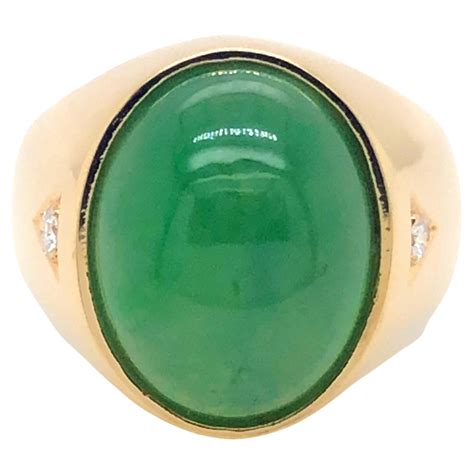 Mens Jade Ring Oval At Matthew Brunskill Blog