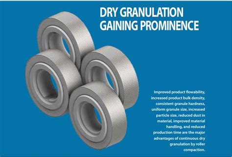 Dry Granulation Gaining Prominence Pharma Machines And Technology