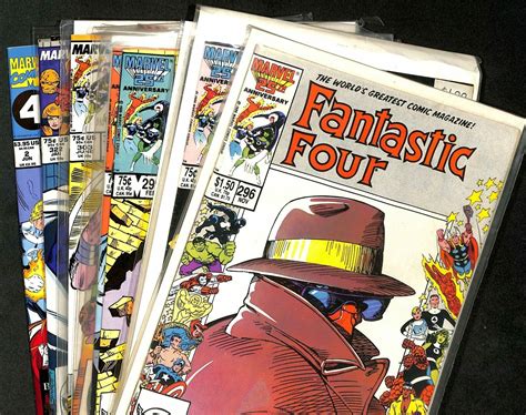 Lot Of 16 Fantastic Four Comic Books Marvel 1986 Comic Books