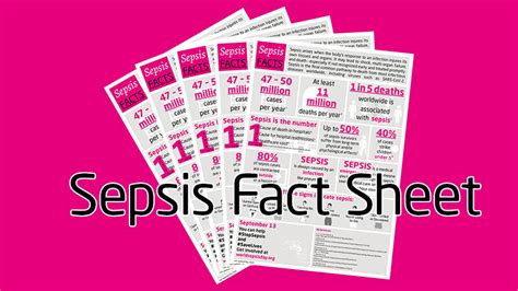 Updated Sepsis Fact Sheet Now Available For Download — Global Sepsis