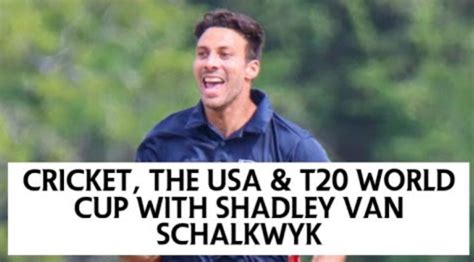 Shadley Van Schalkwyk Profile Cricket Player Stats Records Video