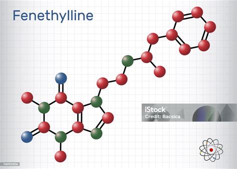 Fenethylline Phénéthyline Amfétyline Molécule De Fénétylline Cest