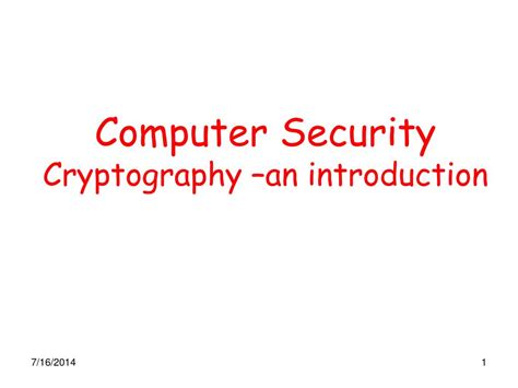 Ppt Computer Security Cryptography An Introduction Powerpoint Presentation Id 1804885