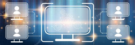 Premium Vector Digital Network Vector Concept Illustration