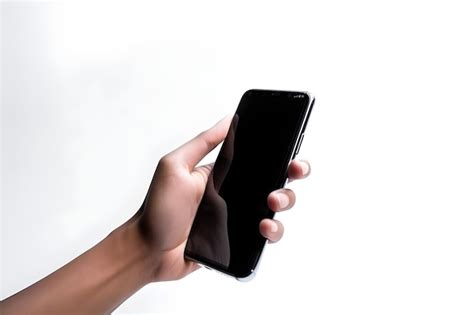 Premium AI Image A Hand Holding A Phone With The Screen Open And The