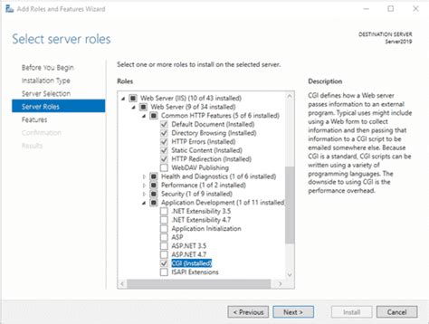 Fossil Serving Via Iis Cgi