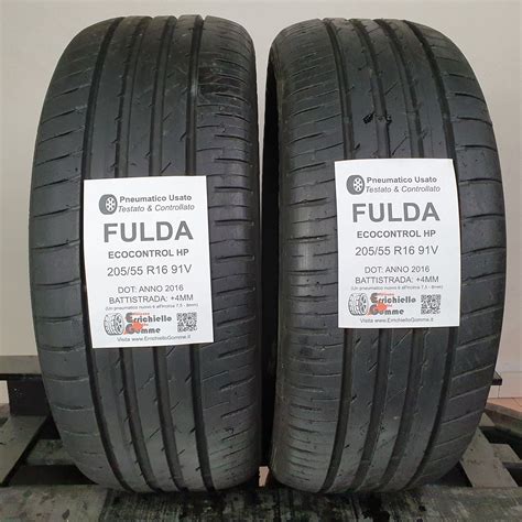 205 55 R16 91V Fulda EcoControl HP 50 4mm Gomme Estive
