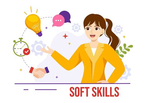 Soft Skills Vector Illustration Of Office Workers Empathy