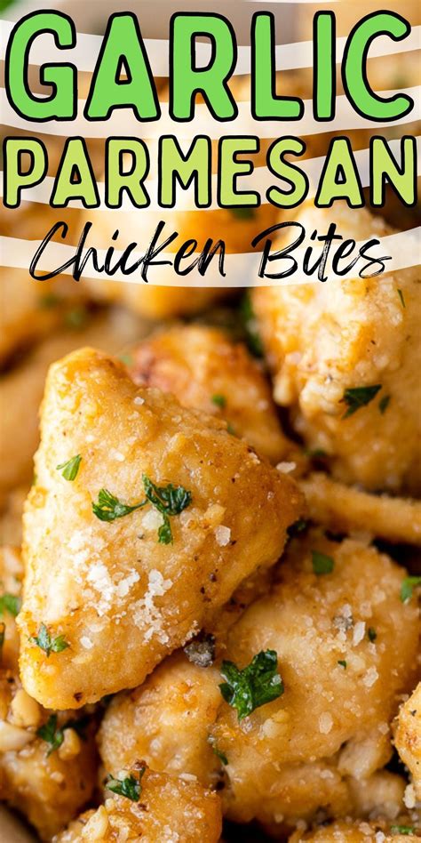 Garlic Parmesan Chicken Bites Artofit