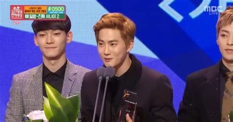 Mbc 방송연예대상 엑소 가수 부문 인기상 수상