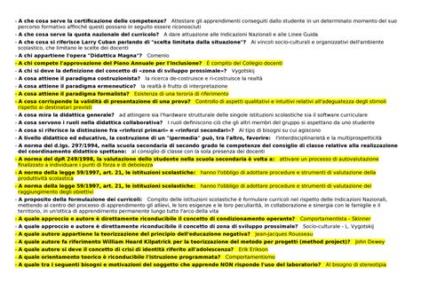 Database Domande Didattica A Che Cosa Serve La Certificazione Delle