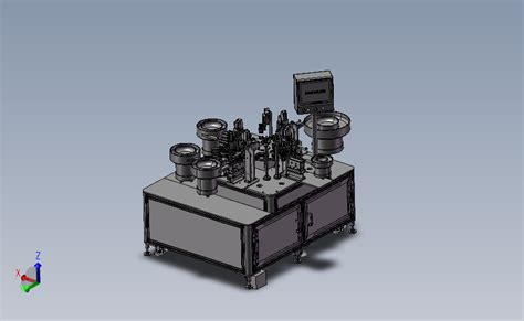 转盘机solidworks 2012模型图纸下载 懒石网