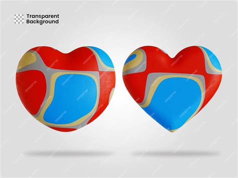 Premium Psd Heart Icon Isolated 3d Render Illustration