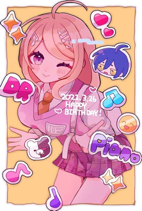 Saihara Shuichi Akamatsu Kaede And Monokuma Danganronpa And 1 More