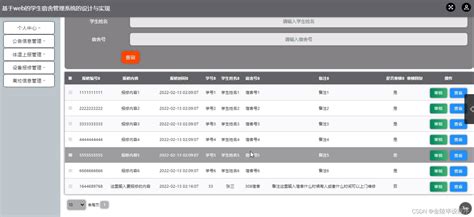 基于web的学生宿舍管理系统的设计与实现jspjavaspringmvcmysqlmybatis基于java Web的学生宿舍管理系统 Csdn博客