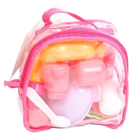 Mochila Accesorios De Cuidado Para Muñecos Bebé 15 Piezas Ym