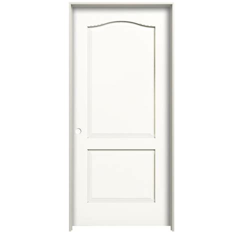 ReliaBilt Camden Primed 2 Panel Arch Top Hollow Core Molded Composite