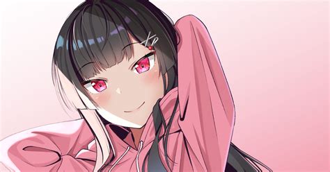 オリジナル へそ出しパーカー彼女 ～タイツを添えて～ 【メイキング動画付き】 ぐらんでfanbox更新中のイラスト Pixiv