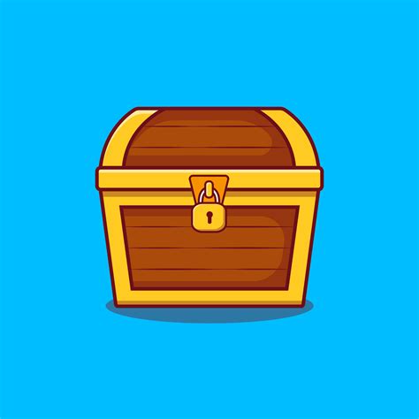 Treasure Chest Vector Illustration Treasure In Cartoon Style Design 14242246 Vector Art At Vecteezy