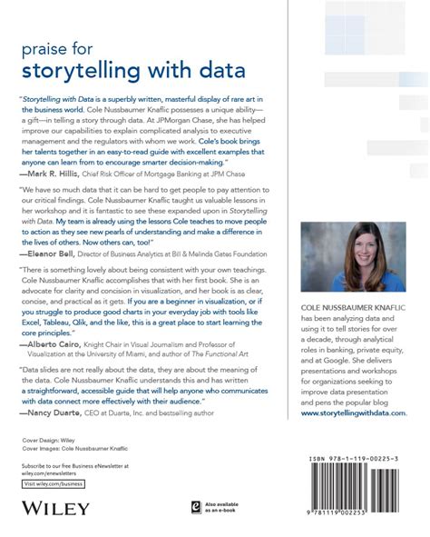 storytelling with data a data visualization guide for business