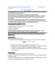 Macroeconomic Theory Problem Set 1 Fall 2020 Course Hero