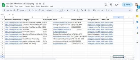 Entry 43 By Zeeshanseo83 For Youtube Influencer Data Scraping Freelancer