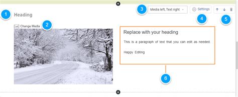 How To Add Text And Media Blocks As Sections