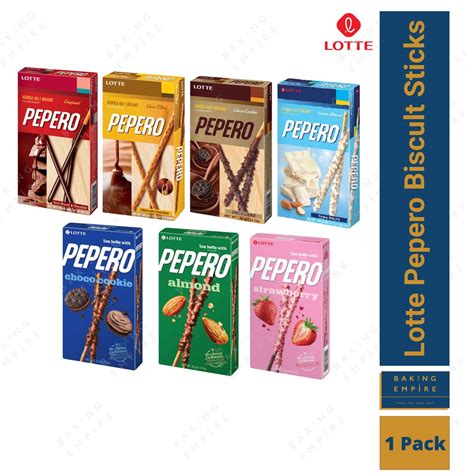 Lotte Pepero Biscuit Stick 1 Pack Shopee Malaysia