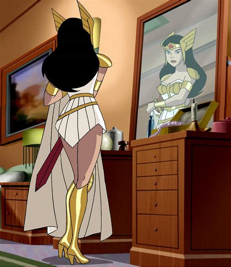 Wonder Woman White Dress Justice League By Onirockman On Deviantart