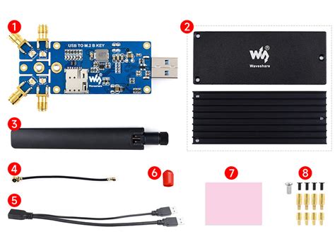 5g Dongle Module Quad Antennas Usb31 Port Aluminum Alloy Heatsink