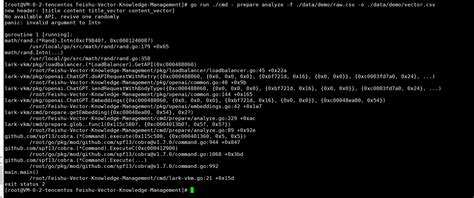 Analysize Go Issue Connectai E Feishu Vector Knowledge Management Github